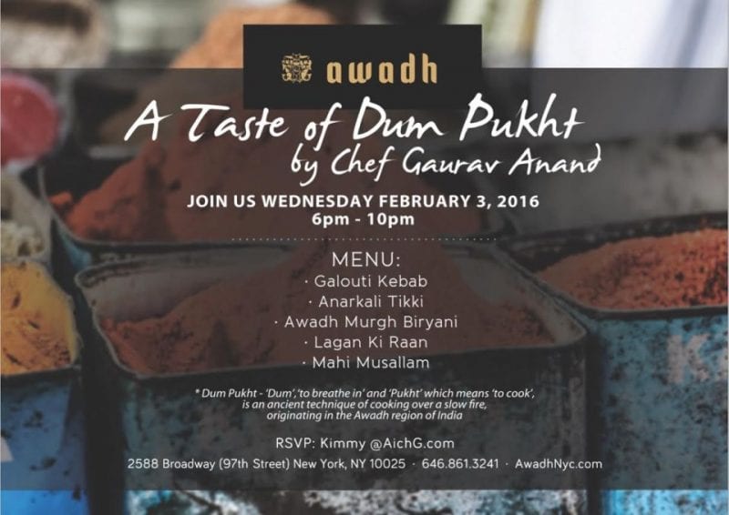 A Taste of Dum Pukht | Party Digest